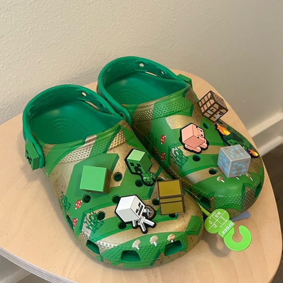 CROCS | Shoes | Crocs Minecraft Elevated Kids Clog Nwt | Poshmark